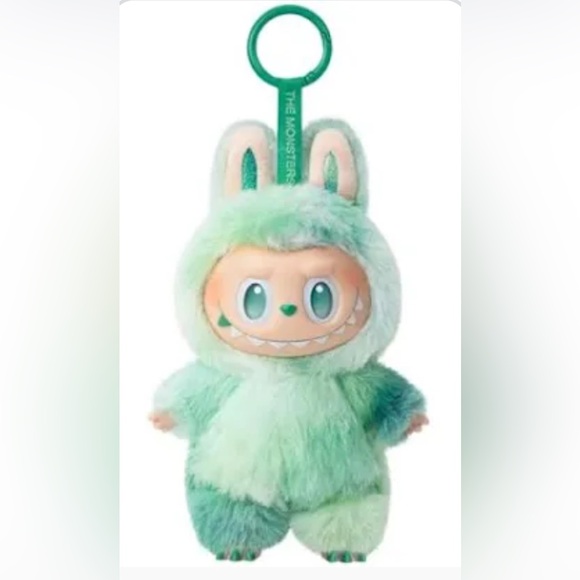 Other | Popmart Labubu Serenity Green Monster Plush Keychain New Opened ...